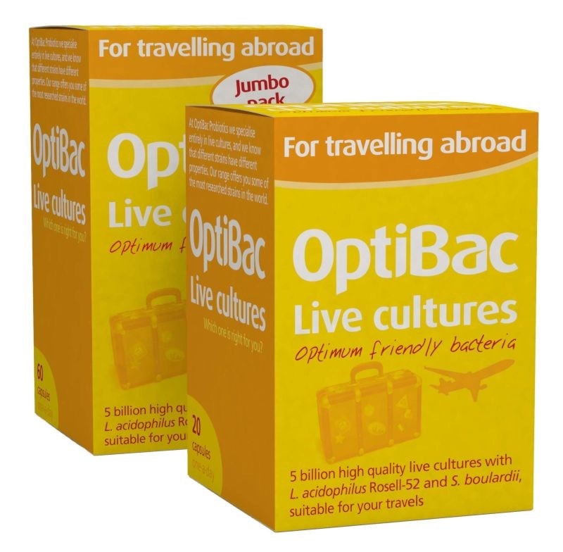 Optibac For travelling abroad in Bella | Optibac Probiotics